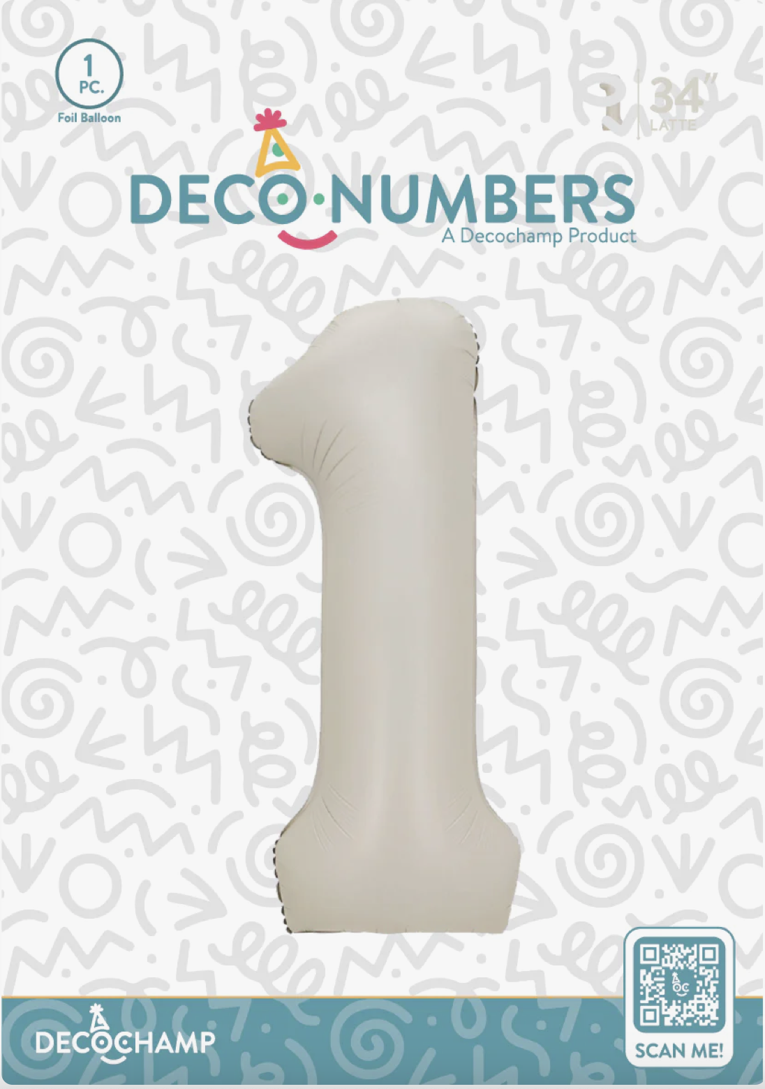 DECO NUMBER “1” LATTE 34IN BY DECOCHAMP - Gemar Usa