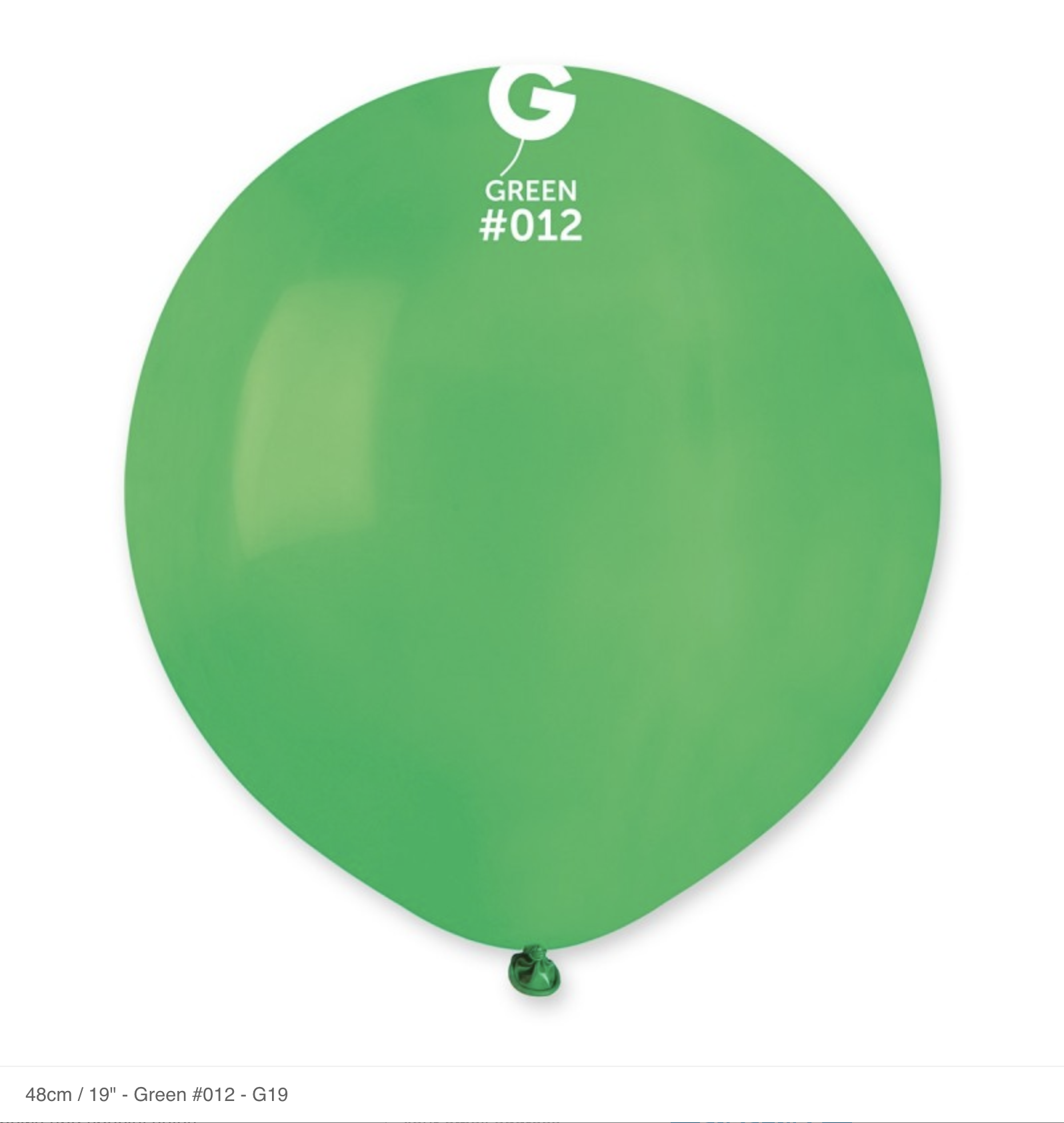 G19 #012 GREEN 201253 STANDARD COLOR 19IN - Gemar Usa