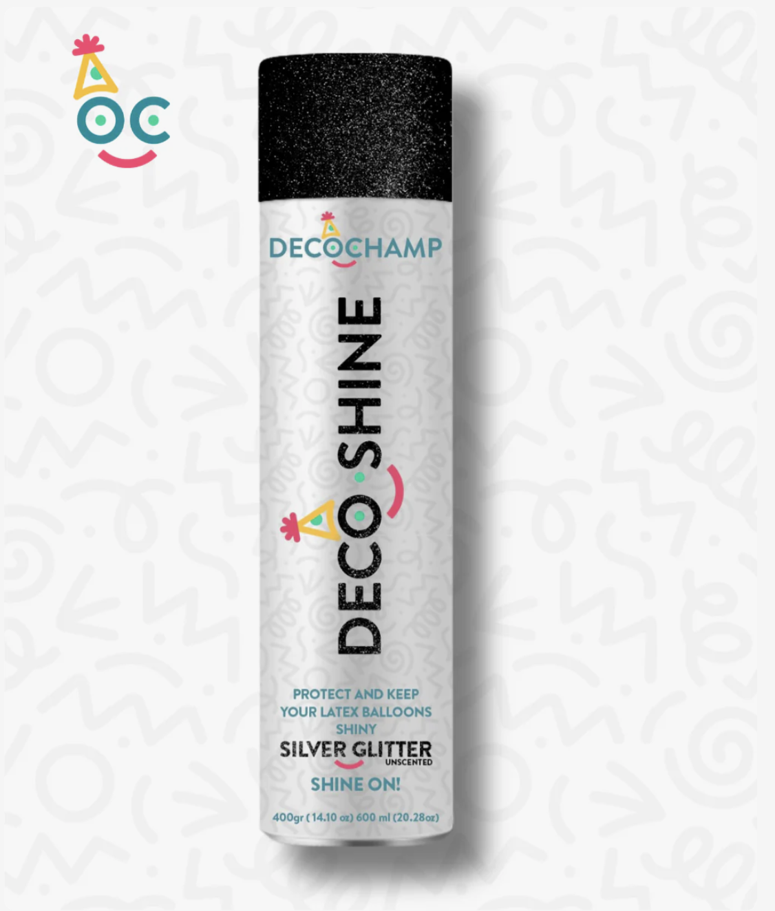 DECOCHAMP DECOSHINE WITH SILVER GLITTER AEROSOL - Gemar Usa