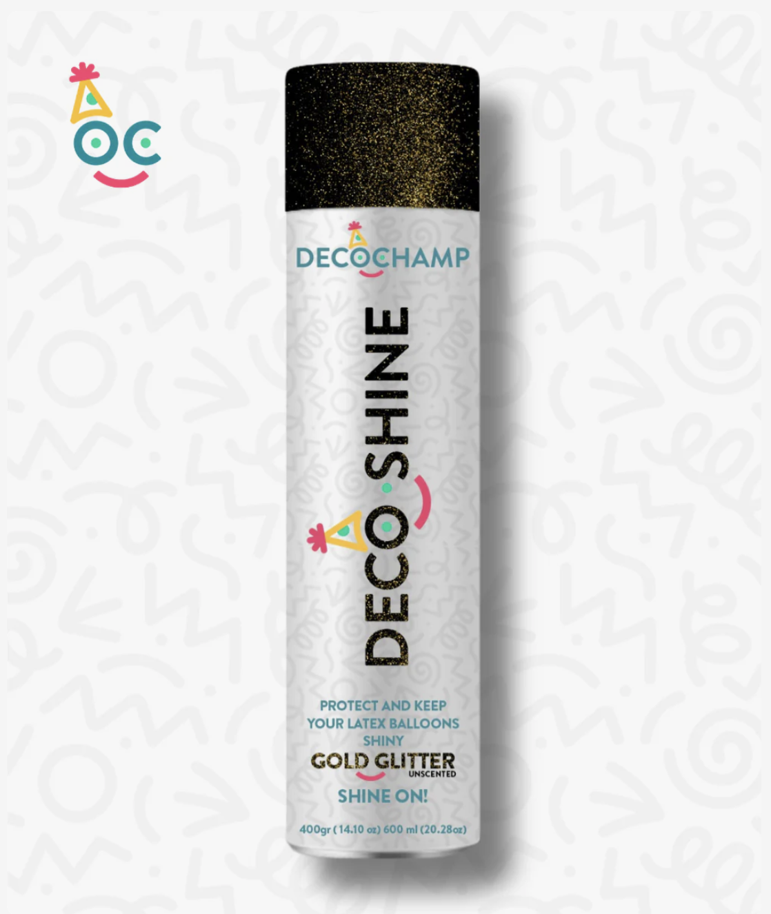 DECOCHAMP DECOSHINE WITH GOLD GLITTER AEROSOL - Gemar Usa