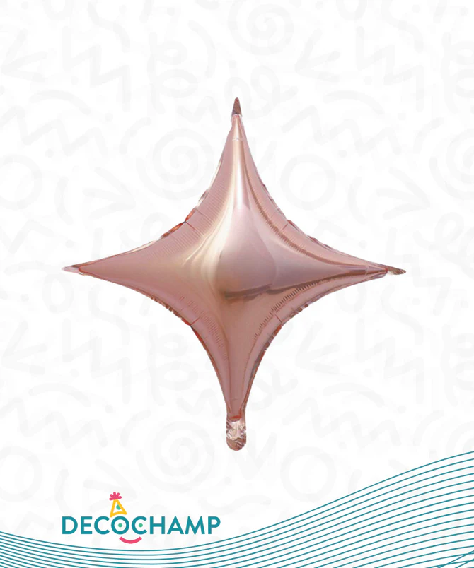 DECO STAR POINT ROSE GOLD 30IN BY DECOCHAMP - Gemar Usa